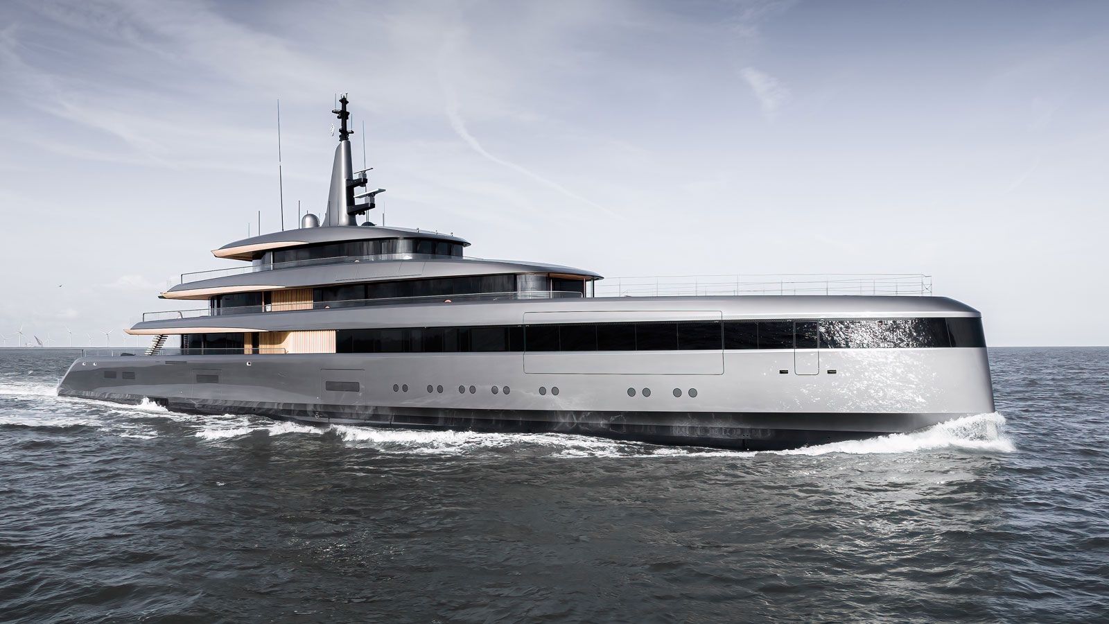 84m hybrid Feadship superyacht Obsidian delivered